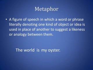 Simile and metaphor | PPTX