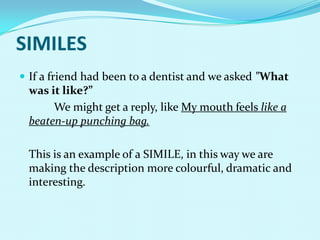 Simile and metaphor | PPTX