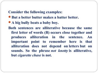 Simile, metaphor, alliteration, assonance, speaker and personification ...