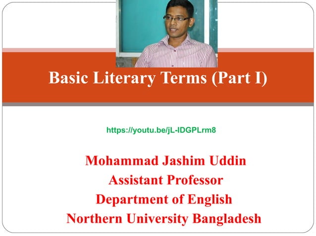 Simile, metaphor, alliteration, assonance, speaker and personification basic literary terms ...