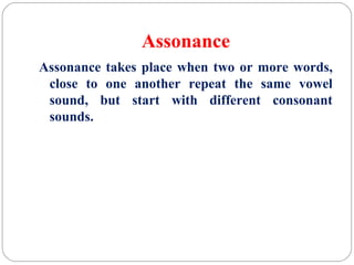 Simile, metaphor, alliteration, assonance, speaker and personification ...
