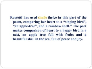 Simile, metaphor, alliteration, assonance, speaker and personification ...