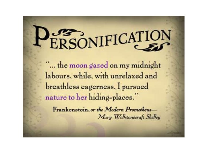 Simile Metaphor Personification