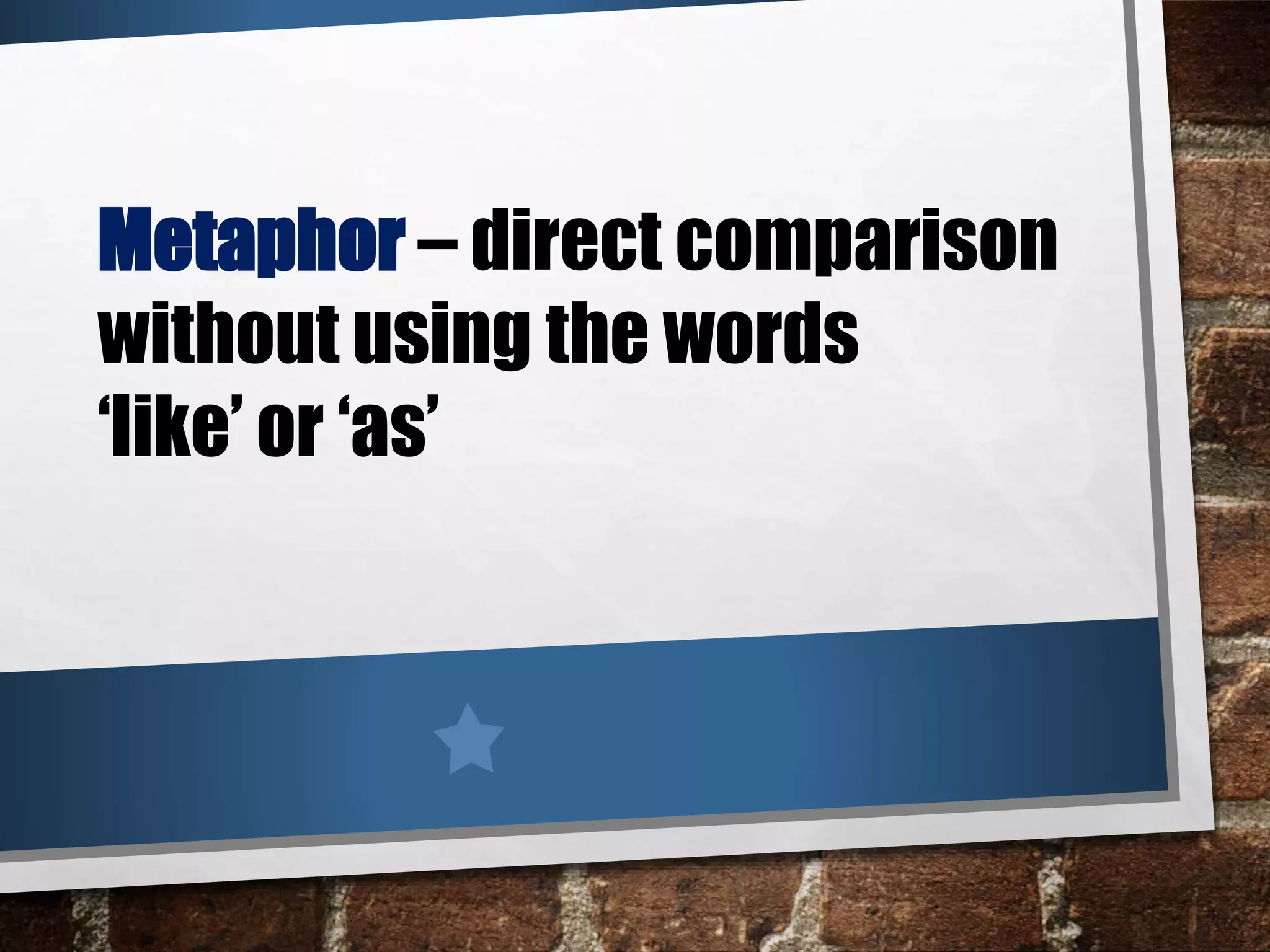 Simile metaphor personification | PPTX