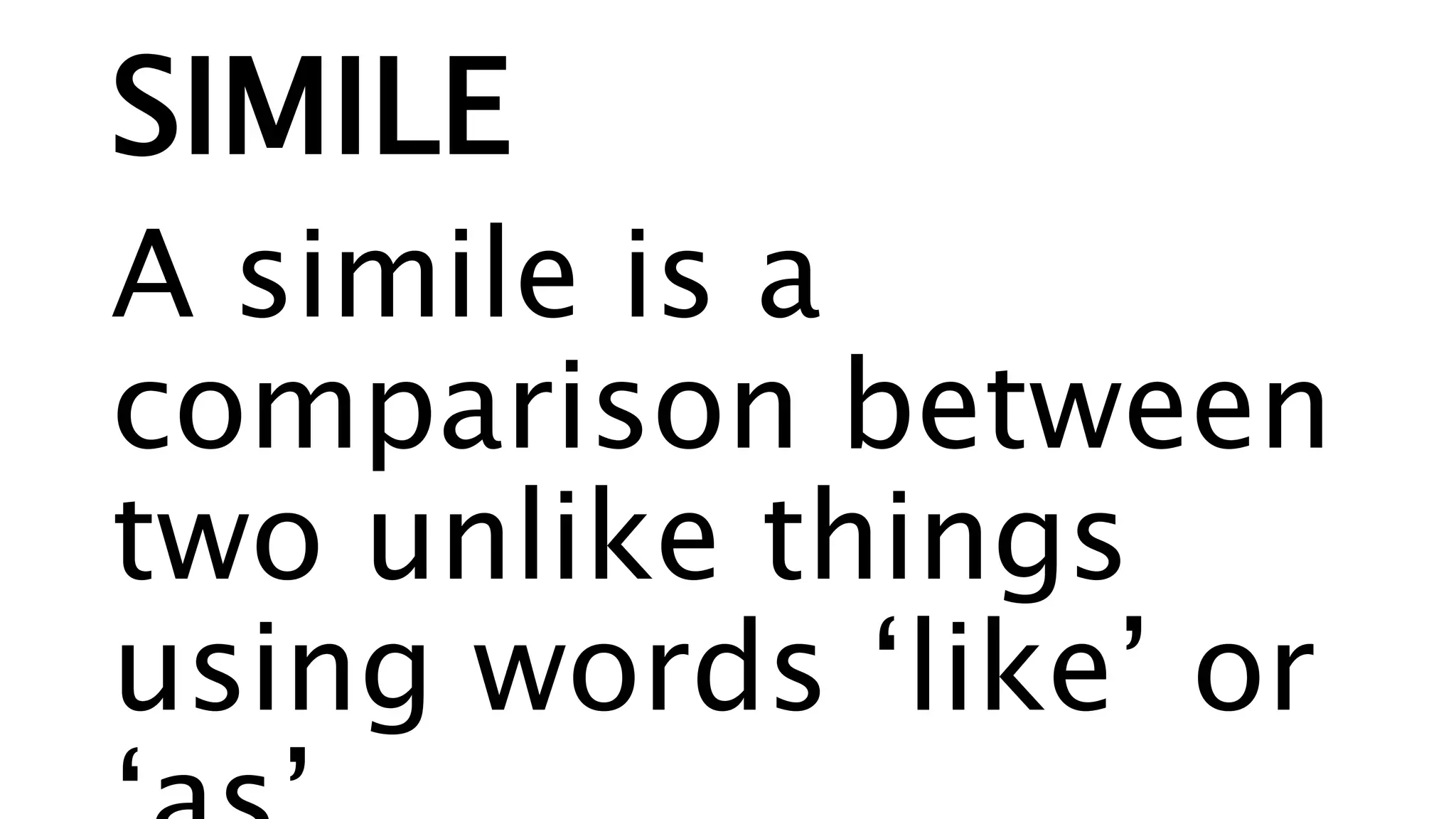 SIMILE, METAPHOR & PERSONIFICATION.pptx