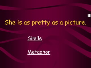 Simile or metaphor | PPTX