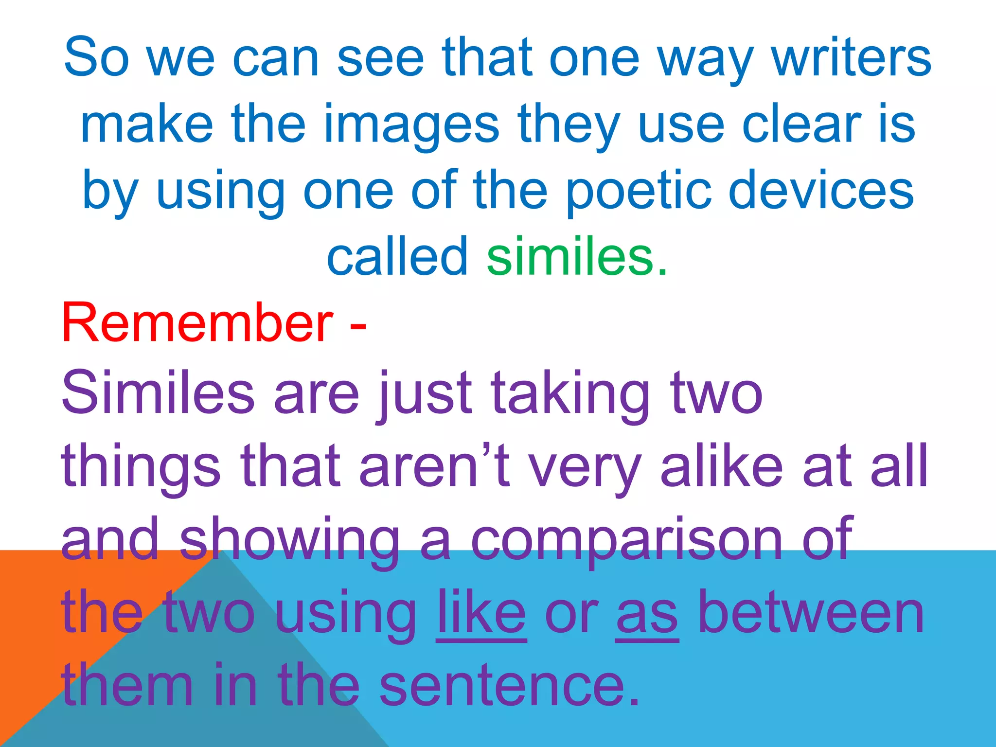 Simile presentation | PPTX