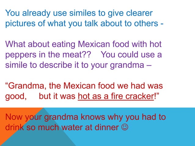 Simile presentation | PPTX