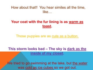 Simile presentation | PPTX