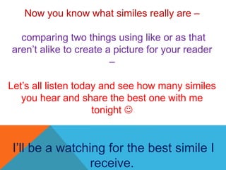 Simile presentation | PPT