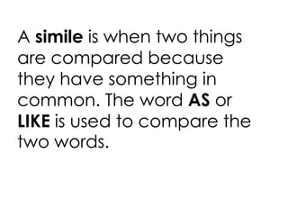 Similes | PPTX