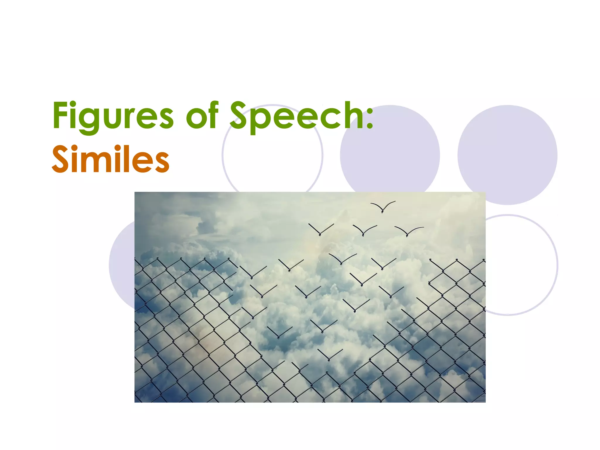 Figures of speech: Similes | PPT