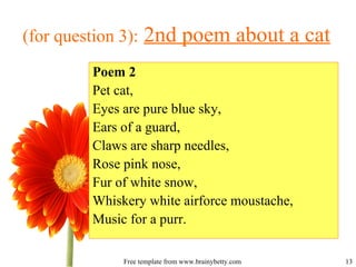 Simile And Metaphor Poems