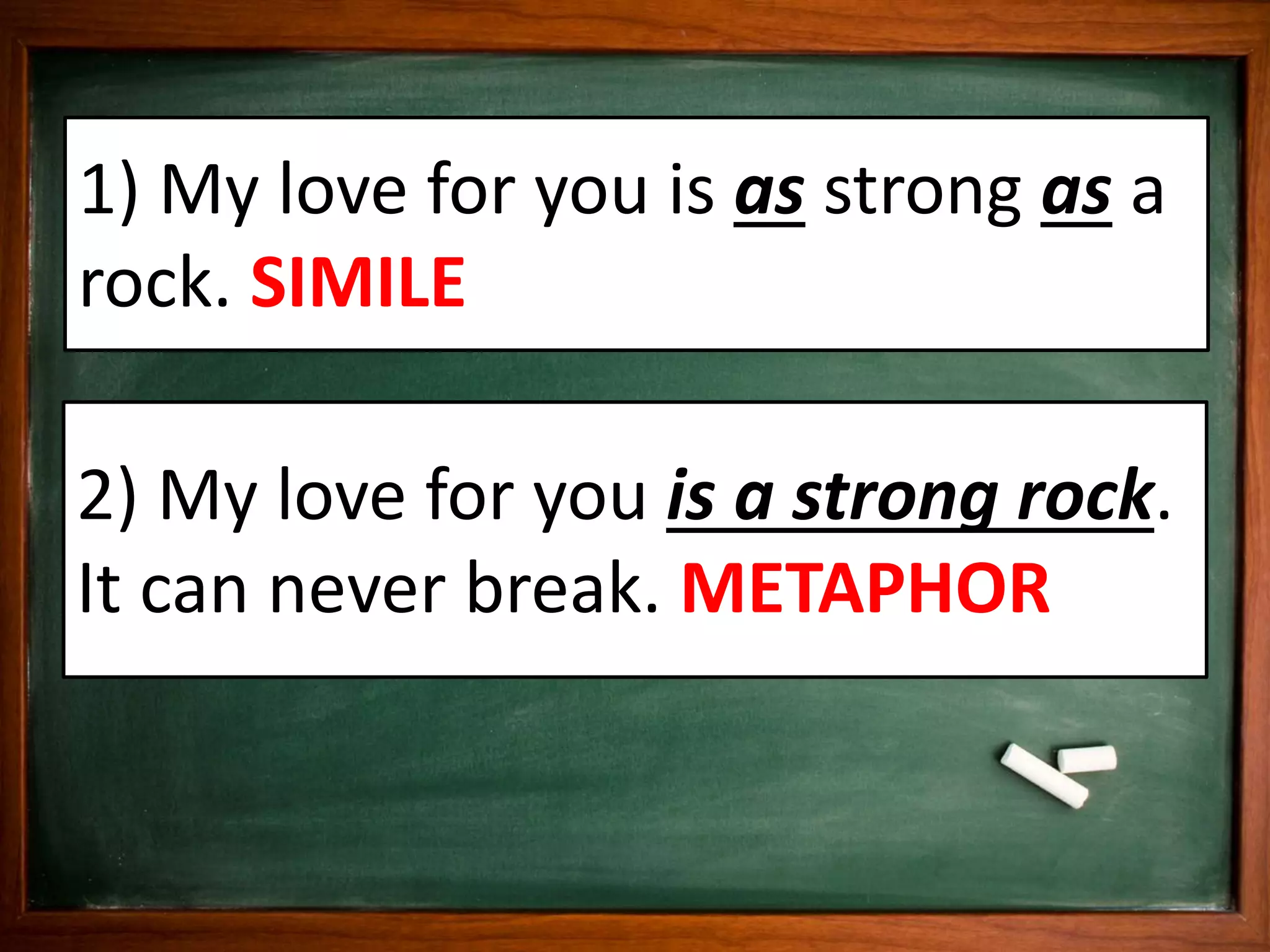 Similes and Metaphors | PPT