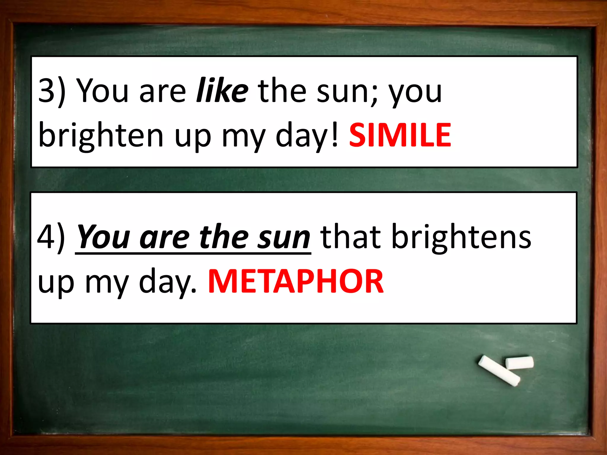 Similes and Metaphors | PPT
