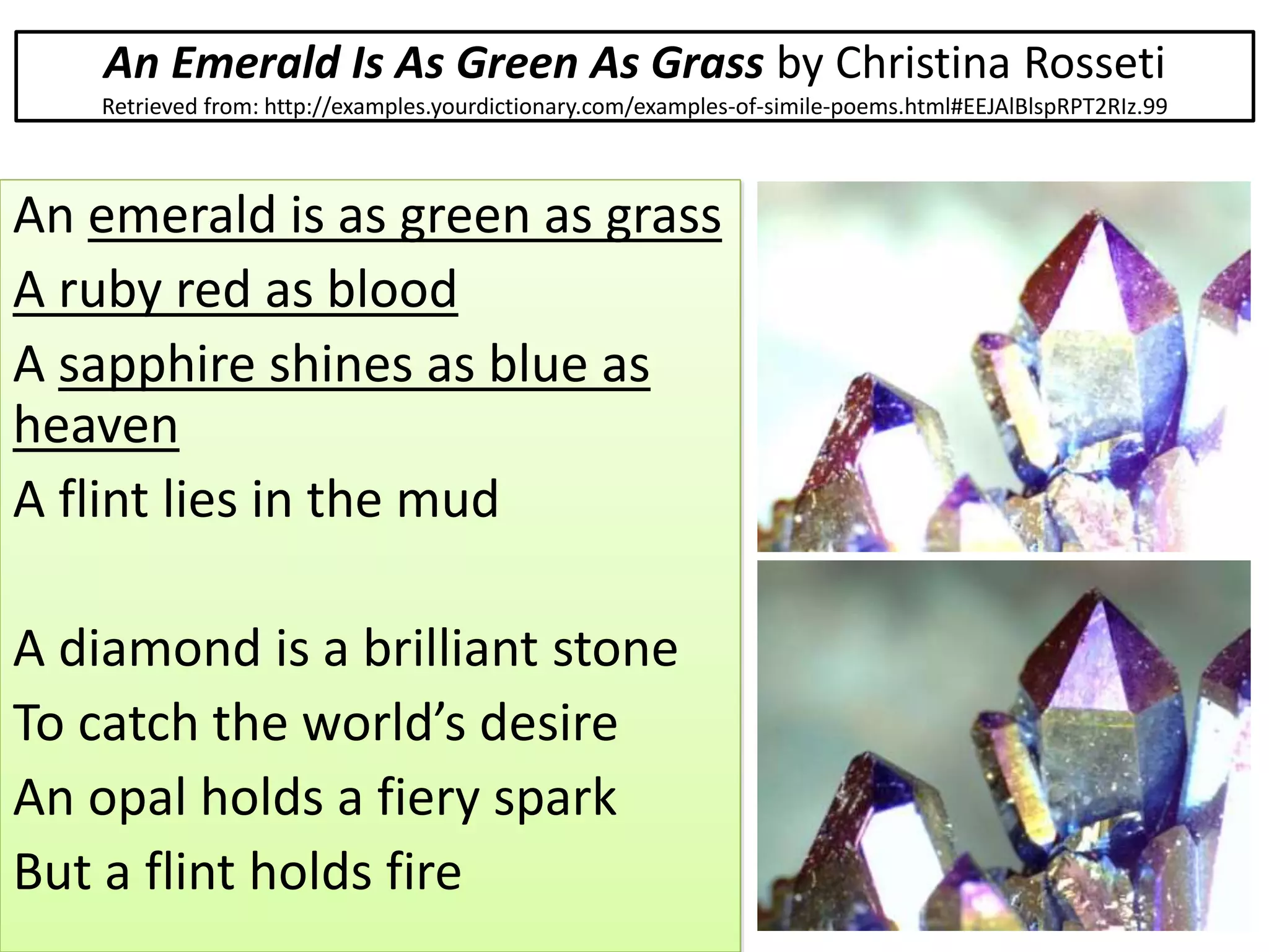 Similes and Metaphors | PPT