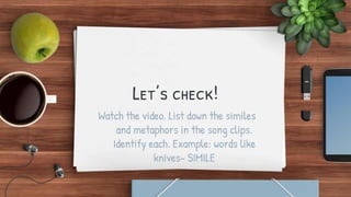 Similes and metaphors | PPTX