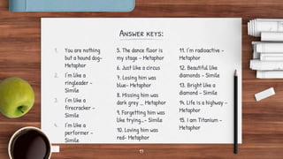 Similes and metaphors | PPTX