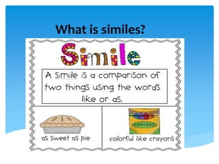 Similes and metaphors | PPTX