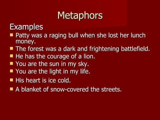 Similes and metaphors 2012 | PPT