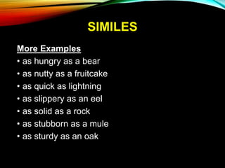 Similes and Metaphors with examples from "Crow Country" | PPT