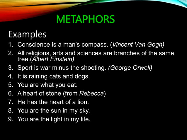 Similes and Metaphors with examples from "Crow Country" | PPT