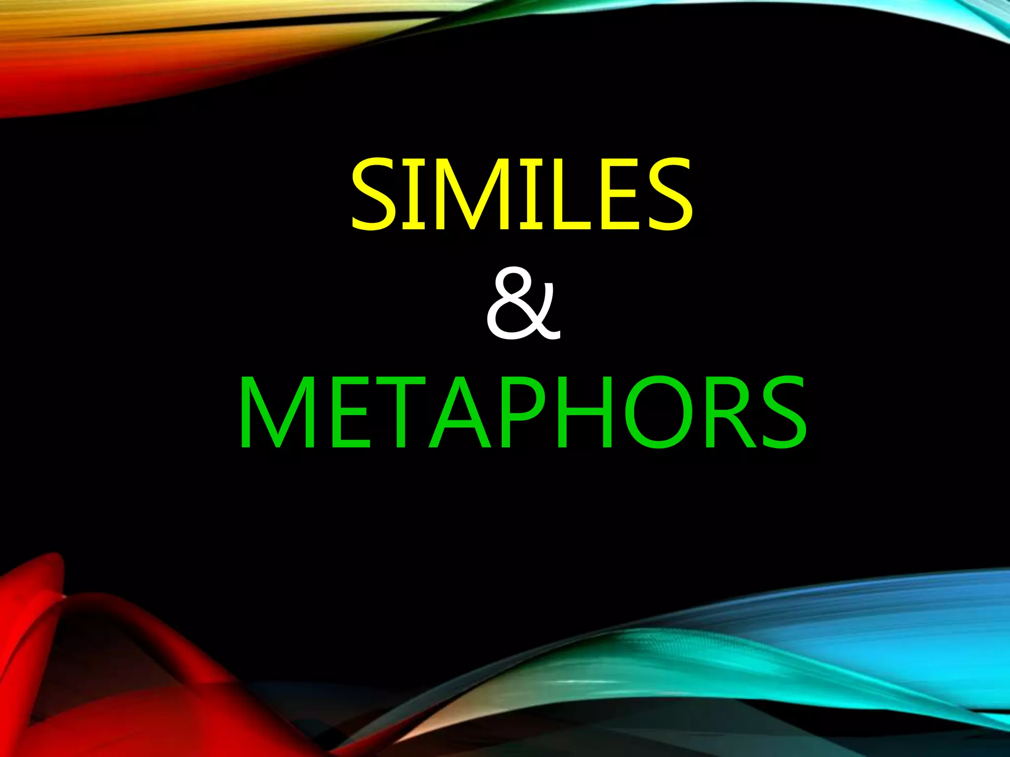 Similes and metaphors in Holes | PPT