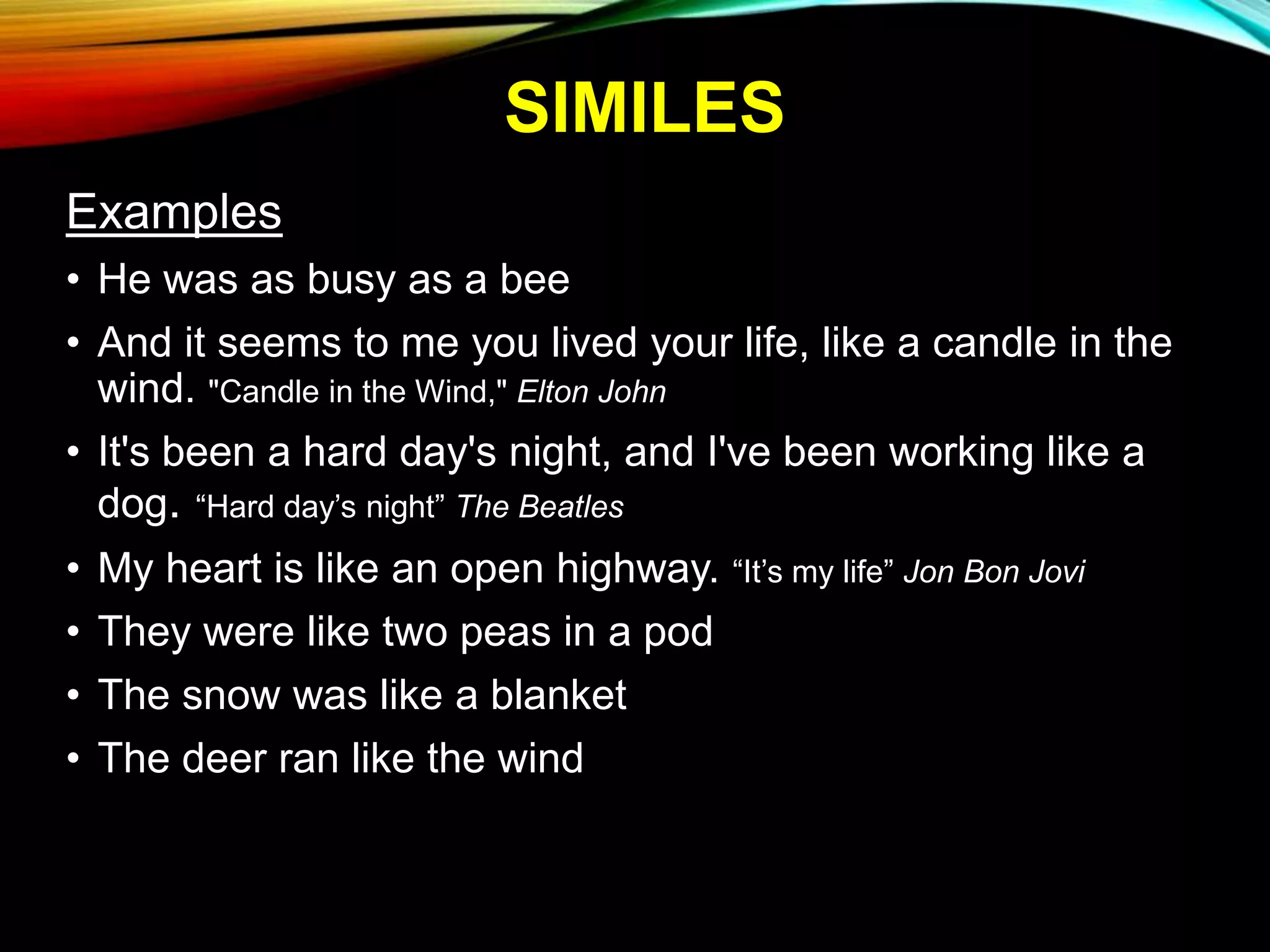 Similes and metaphors in Holes | PPT