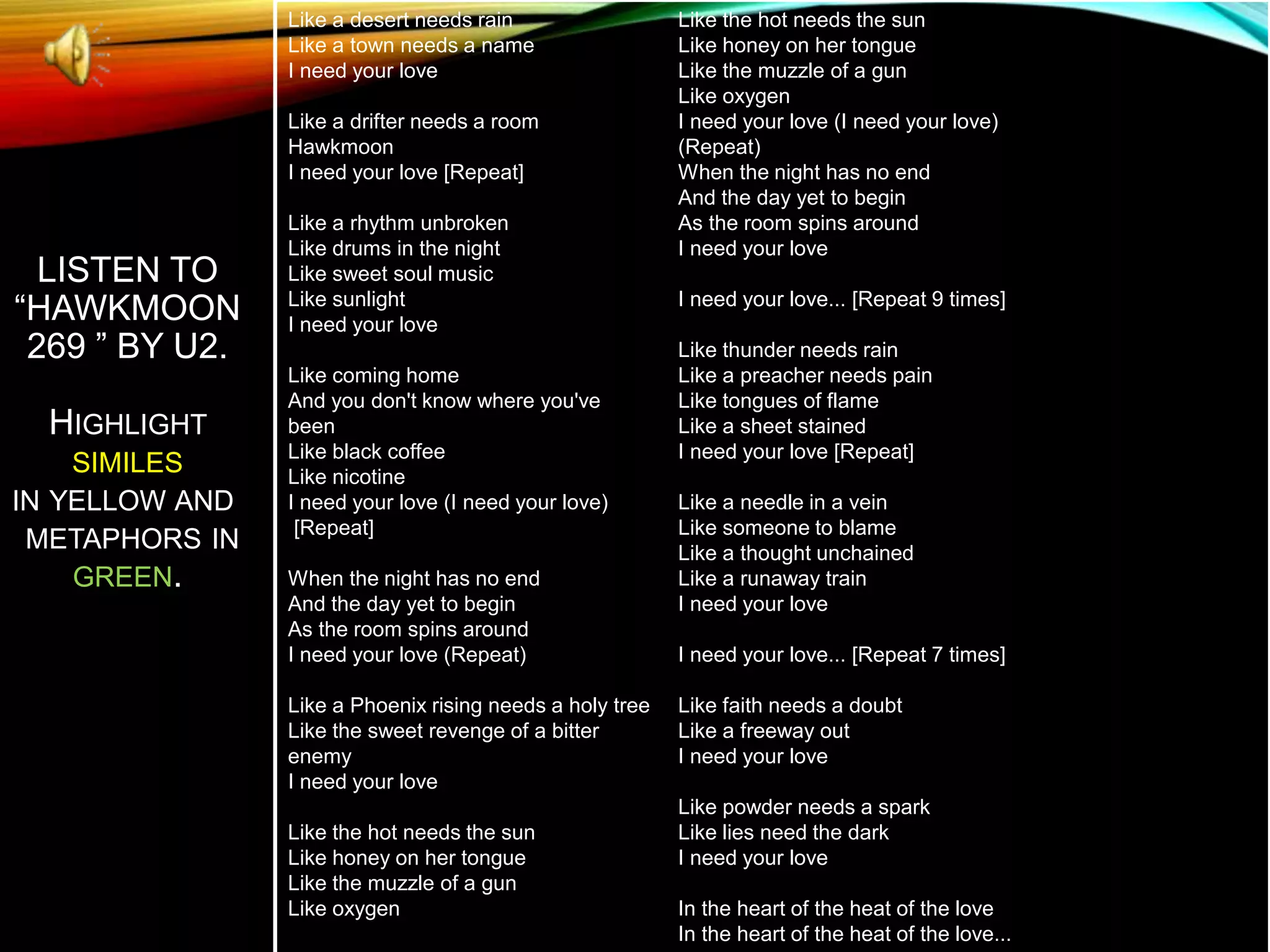 Similes and metaphors in Holes | PPT