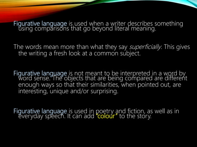 Similes and metaphors in Holes | PPT