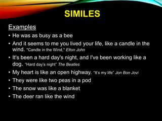 Similes and metaphors in Holes | PPT