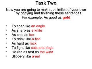 Similes metaphors | PPT