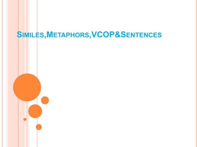 Similes,Metaphors,VCOP&Sentences | PPT