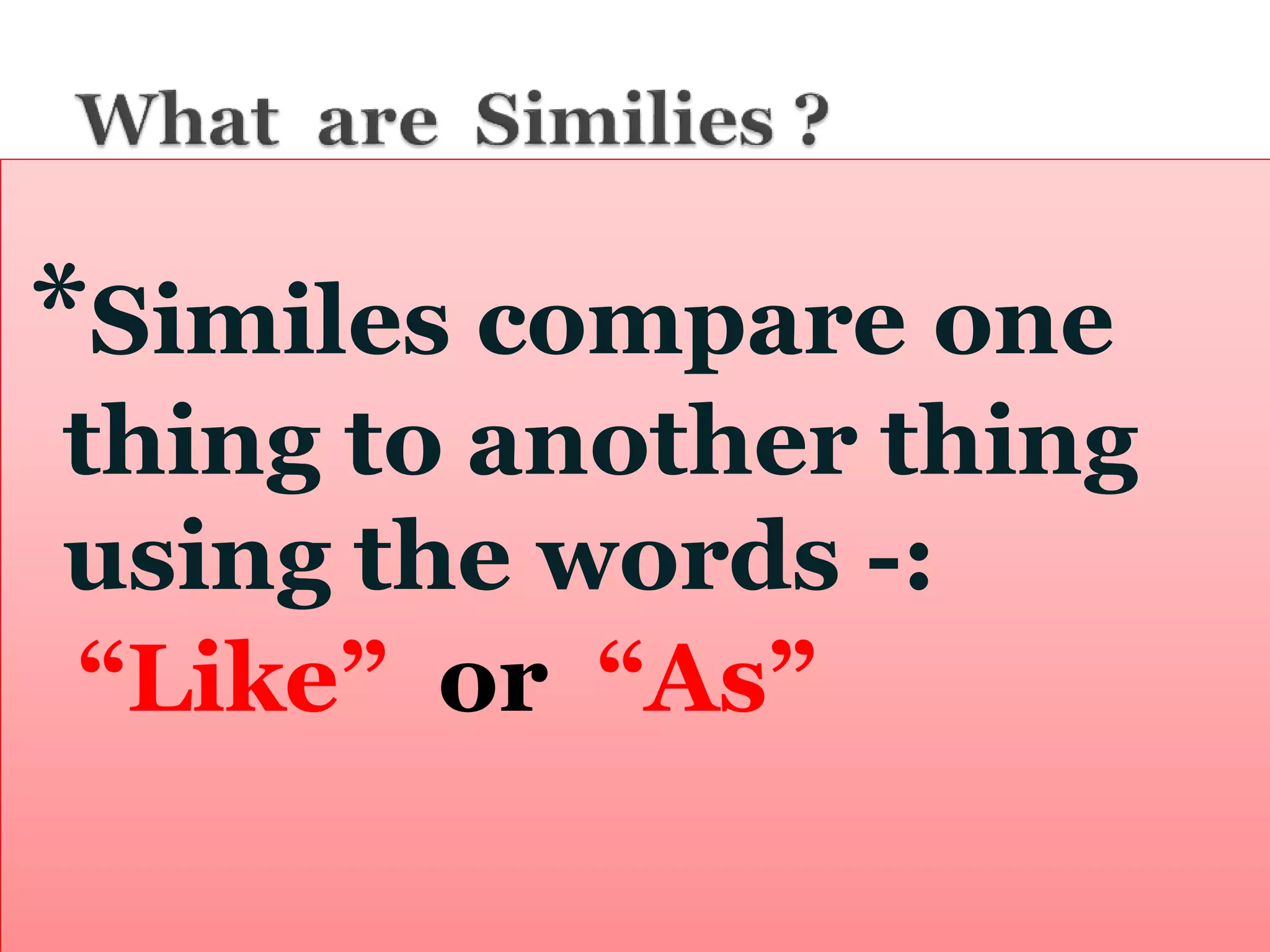 Similies | PDF