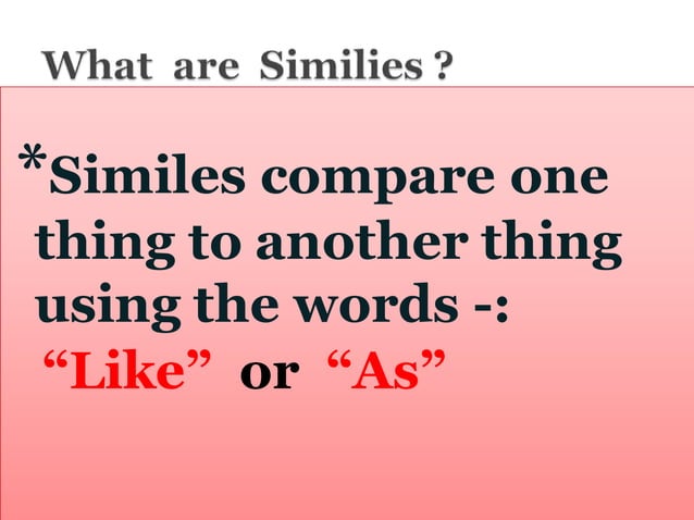 Similies | PDF