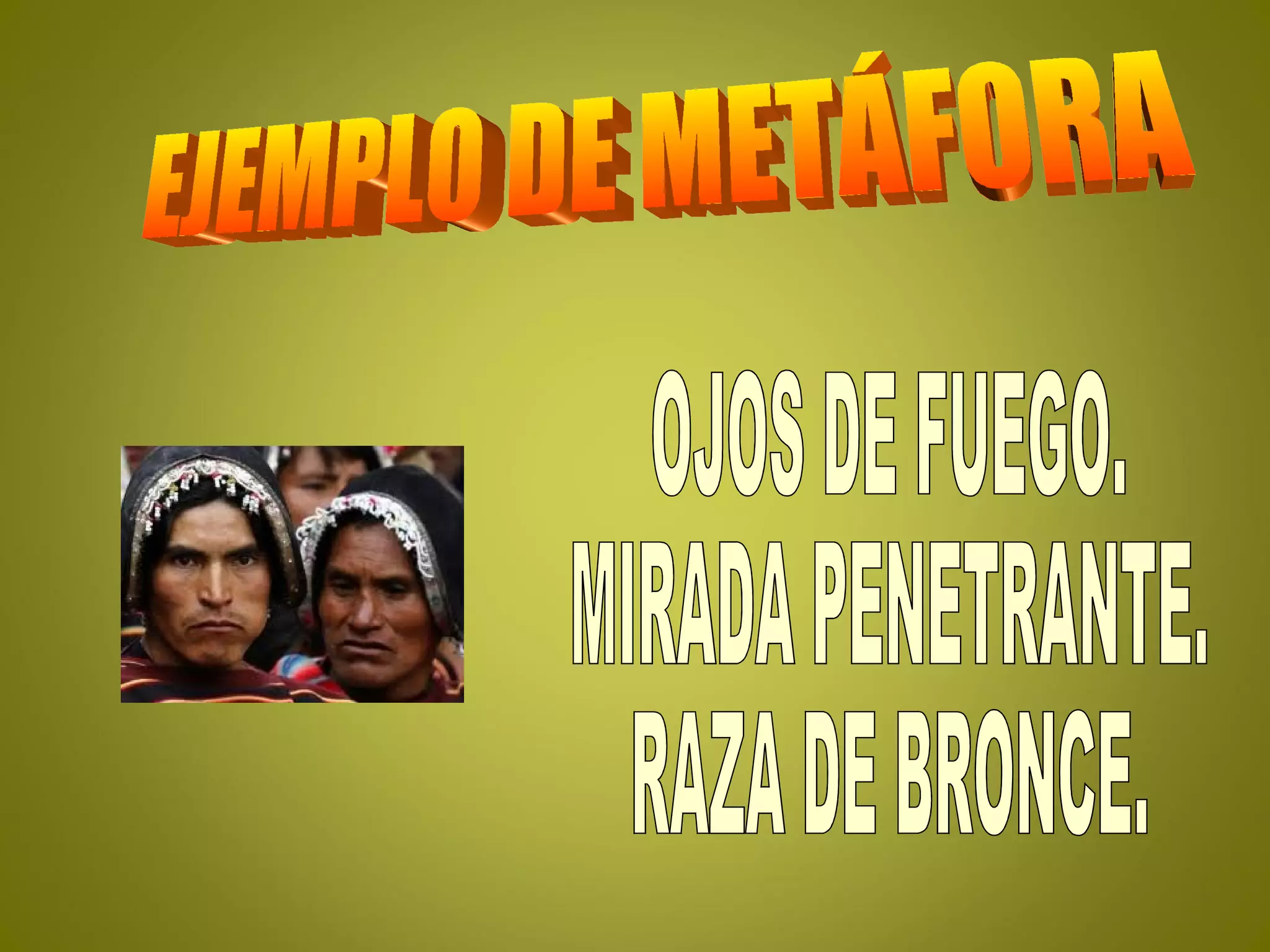 Simil, metafora y prosopopeya | PPT