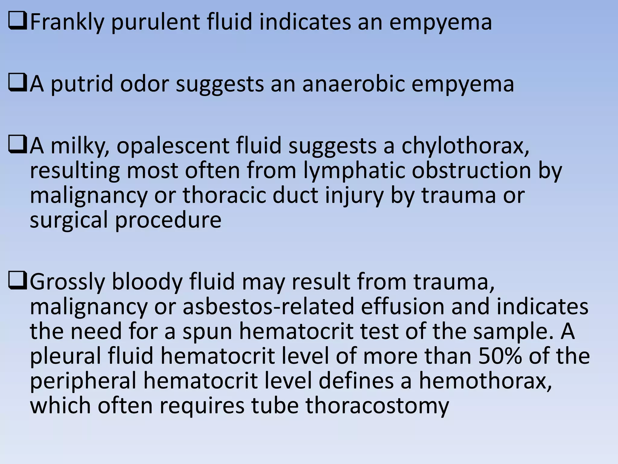 Pleural Effusiion | PPTX