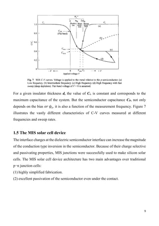 Metal-Insulator-Semiconductor Capacitors | PDF