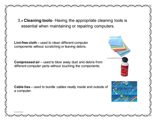 Sim in ICT four categories of pc hardware servicing hardware tools ...