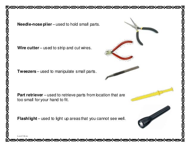 Sim in ICT four categories of pc hardware servicing hardware tools