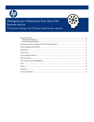 System Insight Manager on HP Servers | PDF