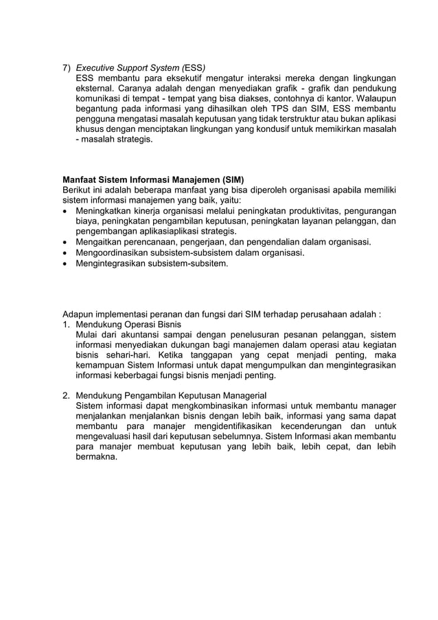 Sim, jerry setiawan, prof. dr. hapzi ali, cma, implementasi sim, universitas mercu buana, 2018 | PDF