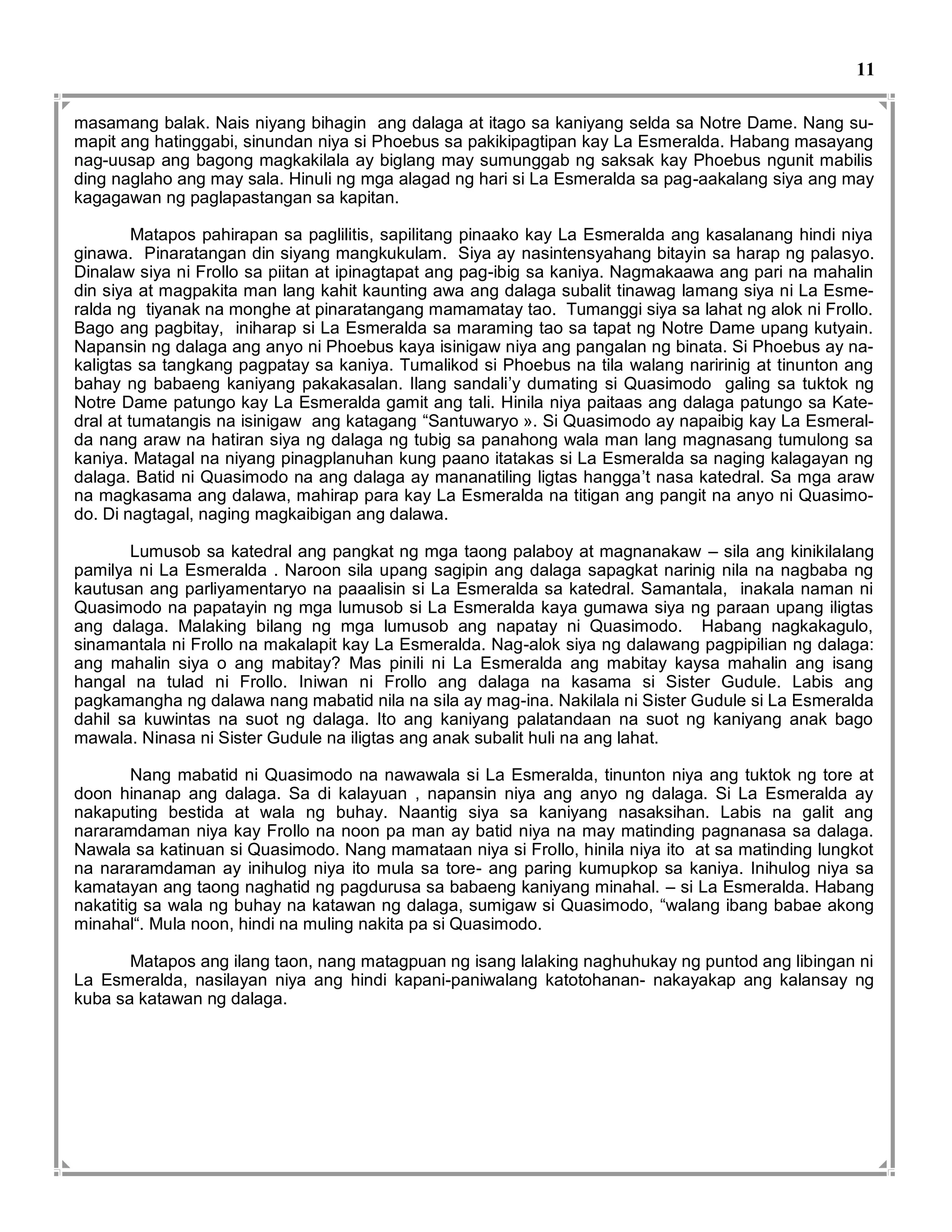 SIM Ang Kuba ng Notre Dame | PDF