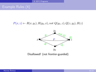 RuleML2015: Binary Frontier-guarded ASP with Function Symbols | PPT