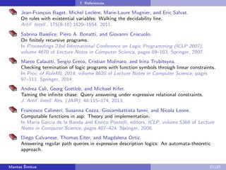 RuleML2015: Binary Frontier-guarded ASP with Function Symbols | PPT