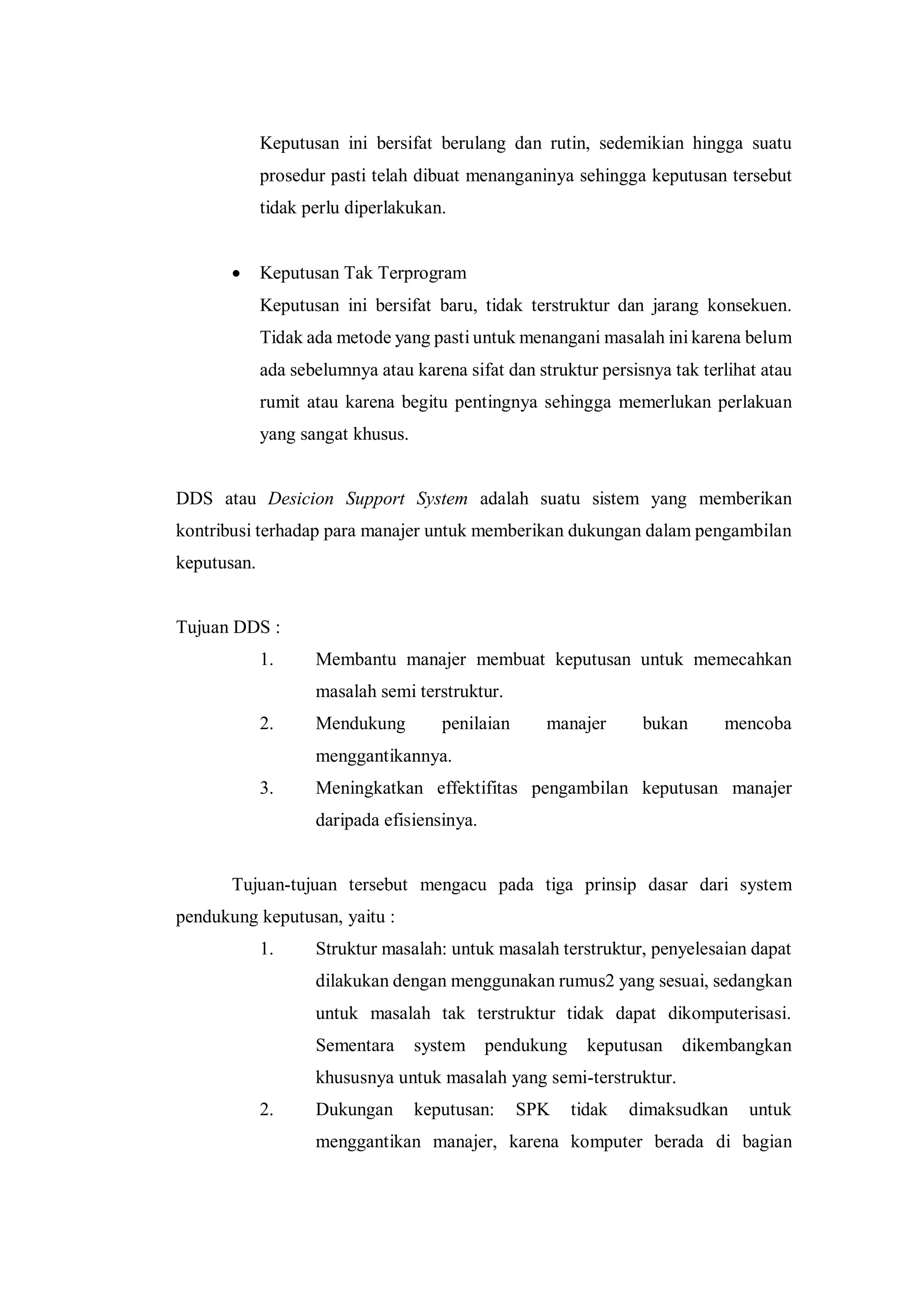 Konsep & Sistem Pengambilan Keputusan | PDF Konsep & Sistem Pengambilan Keputusan | PDF