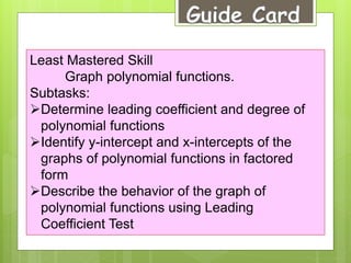 Sim(mathematics 10 polynomial functions) | PPTX