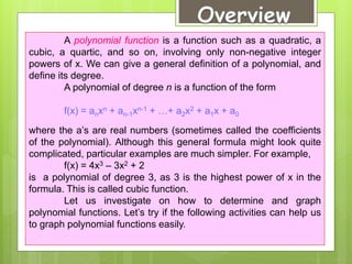 Sim(mathematics 10 polynomial functions) | PPTX
