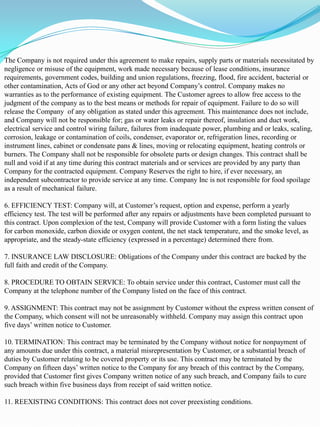 Simmco Inc Commercial Agreement | PDF