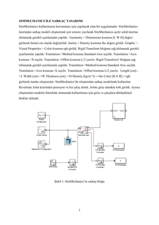 Simmechanics pendulum design | PDF